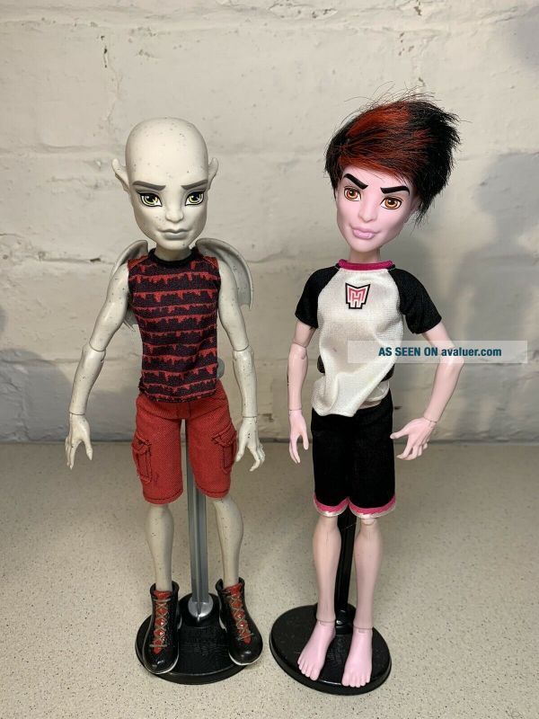 Monster High Create A Monster CAM Male Boy Dolls GARGOYLE & VAMPIRE ...