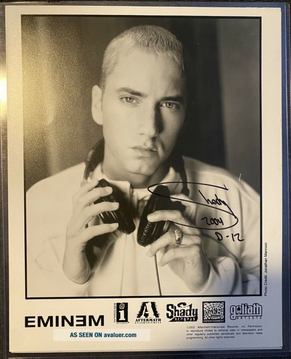 Eminem Press Photo Encore 2004 Autograph | #37259271