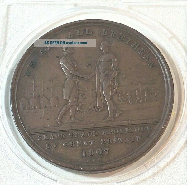 1807 (1814) RARE Abolition Of Slavery Slave Token Coinage Sierra Leone ...