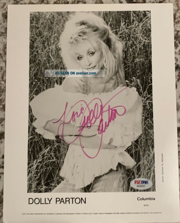 Vintage Dolly Parton Autograph SIGNED PHOTO JSA PSA 8x10 Eagle When ...