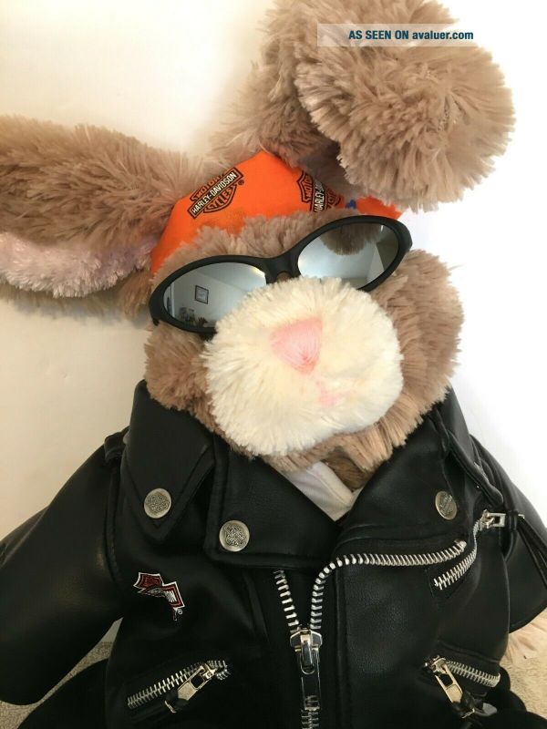 Harley Davidson Motorcycle 16 " Build A Bear Plush Stuffed Rabbit ...