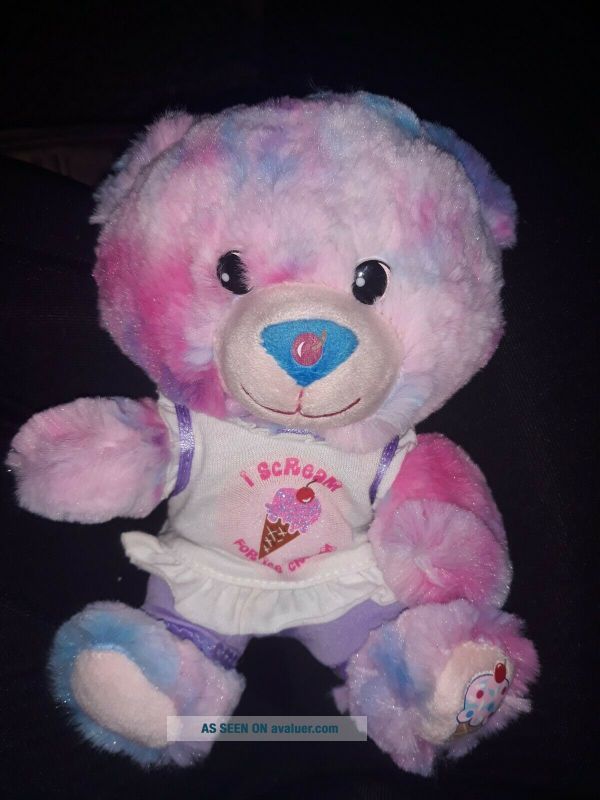 Build A Bear BAB Smallfry ICE CREAM CONE BUBBLE GUM Plush Shirt I ...