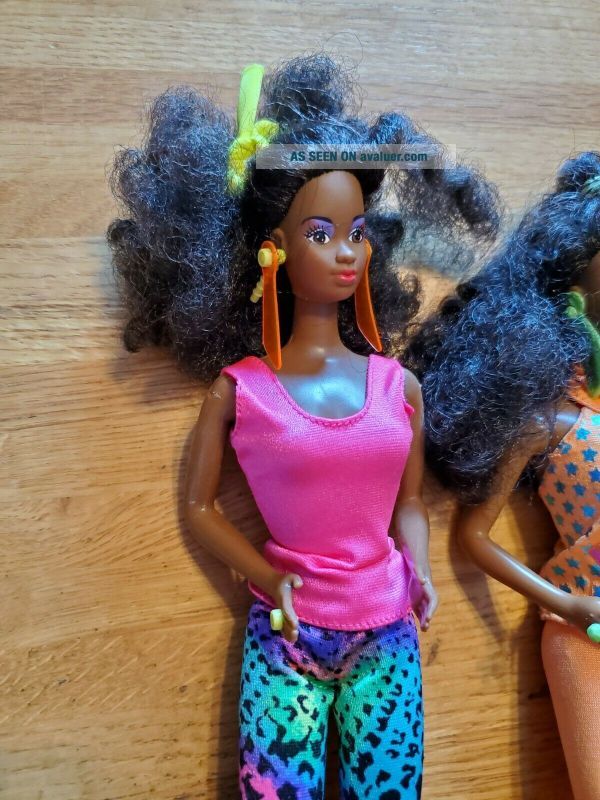 1980 ' S Barbie & The Rockers African American Dolls Clothes Jewelry ...