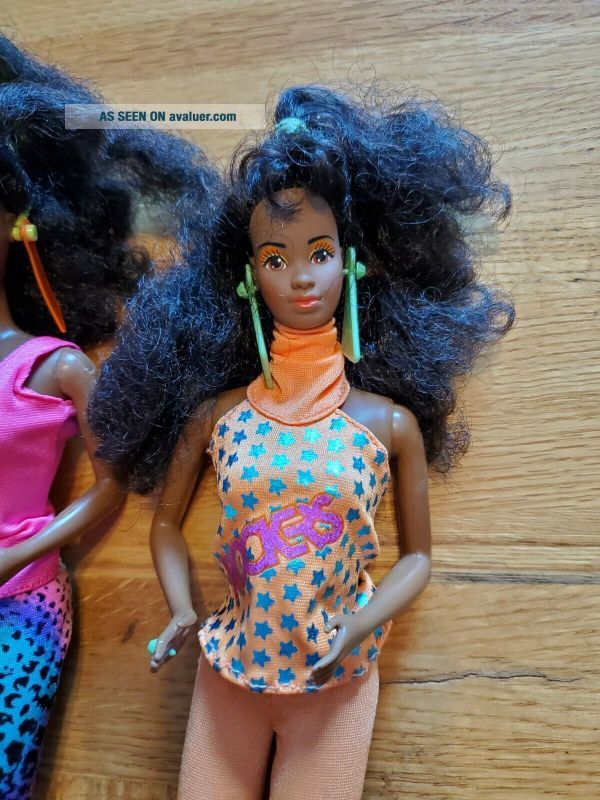 1980 ' S Barbie & The Rockers African American Dolls Clothes Jewelry ...