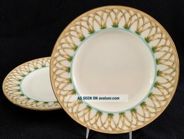 Lenox British Colonial Bamboo 2 Luncheon Accent Plates | #37552357