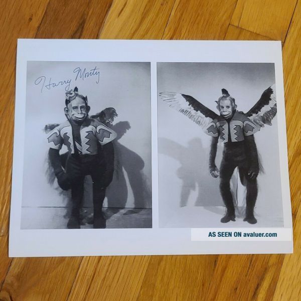 Flying Monkey Wizard Of Oz Signed Autograph Photo With Authenticity ...