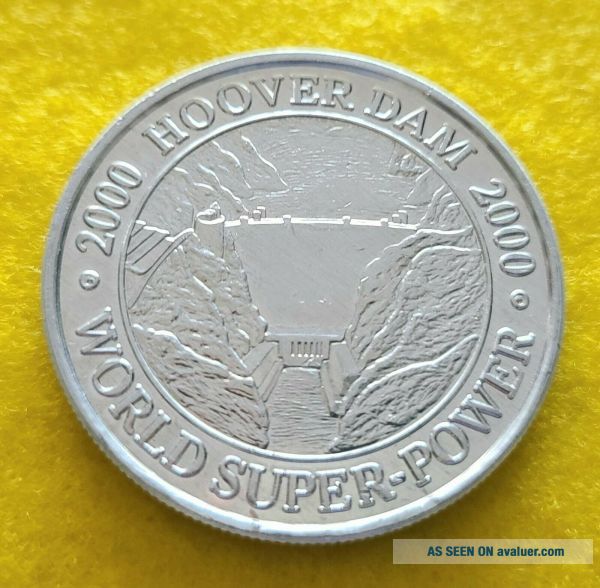 2000 Hoover Dam Commemorative Coin A Tribute To The Dam Builders ...