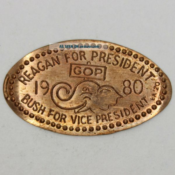 GOP 1980 Ronald Reagan For President / Bush For Vice President ...