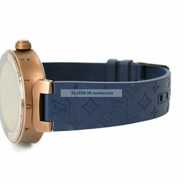 Pre - Owned Louis Vuitton Tambour Horizon Digital Smartwatch QA052Z ...
