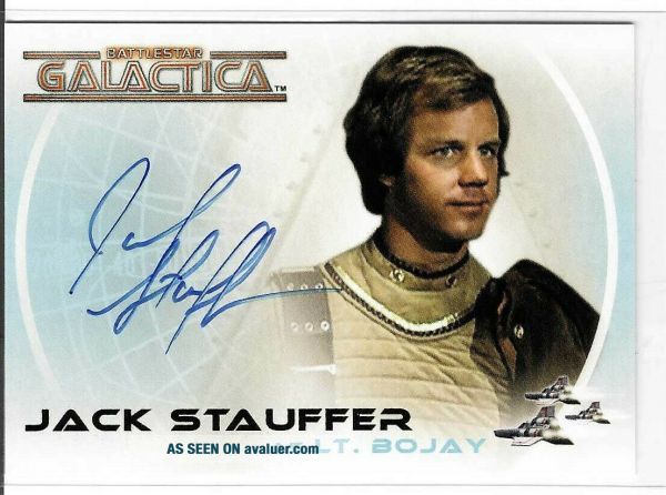 Jack Stauffer As Lt. Bojay Batlestar Galactica Autograph Card A3 ...