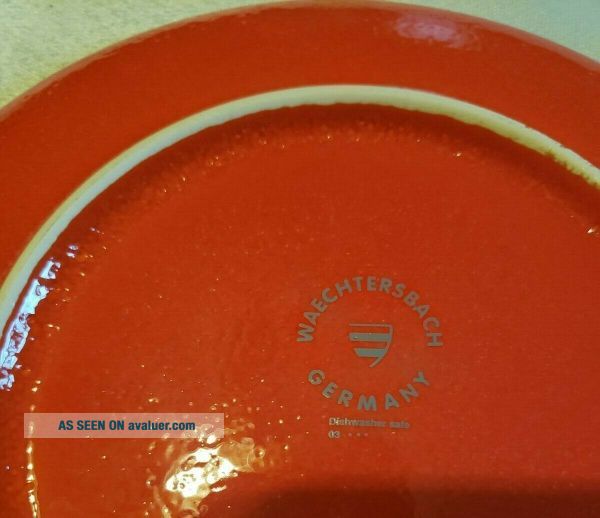 Waechtersbach Christmas Tree Salad Plates 7 3/4 " Set Of 3 Made W ...