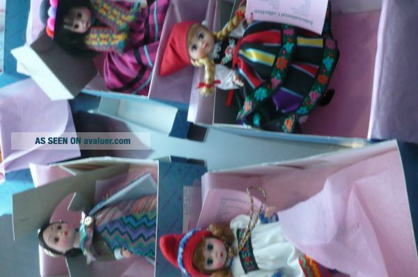 4 MADAME ALEXANDER DOLLS TIBET LAPLAND PERU POLAND INTERNATIONAL SERIES ...