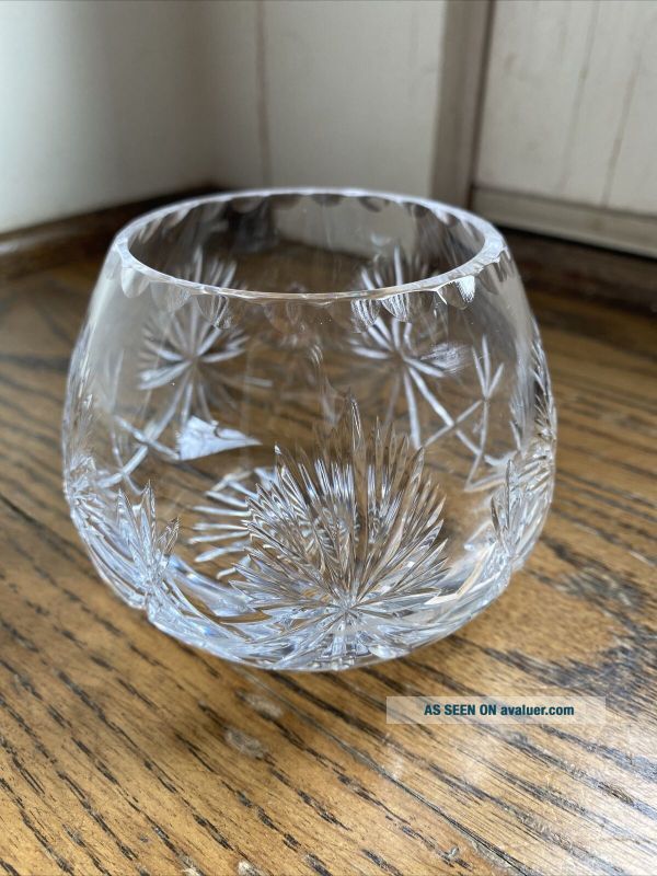 EDINBURGH CRYSTAL Star Of Edinburgh Rose Bowl Bud Vase | #37875761