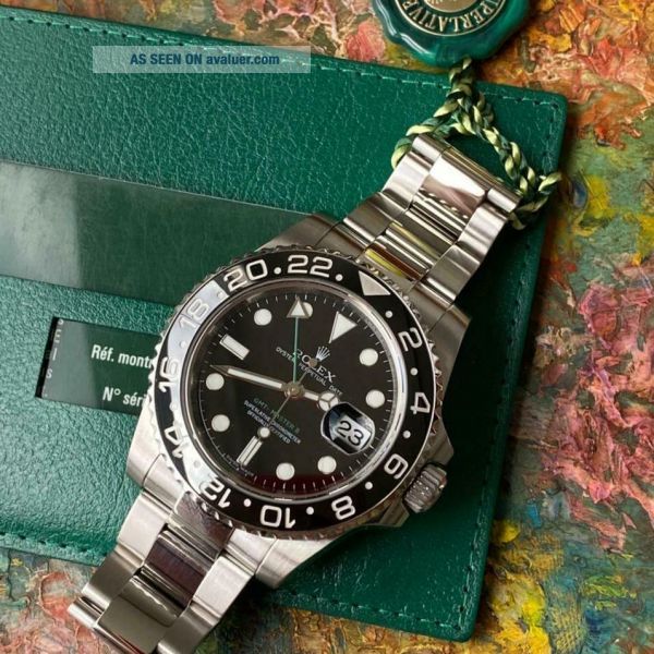 ROLEX GMT - MASTER II REF. 116710LN WATCH 100 CERAMIC M SERIAL PAPERS ...