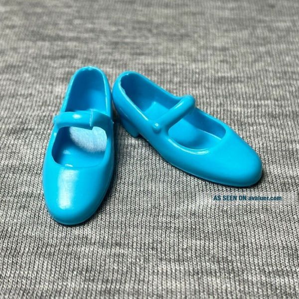 Mattel Barbie 1990s Flat Foot Doll Shoes Mary Jane Style Round Toe ...