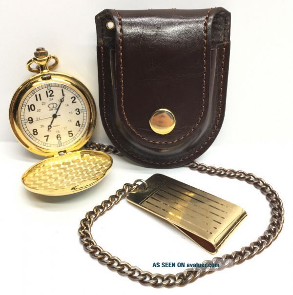 CD Citation Masonic Department Of The Army Gold Tone Pocketwatch With ...