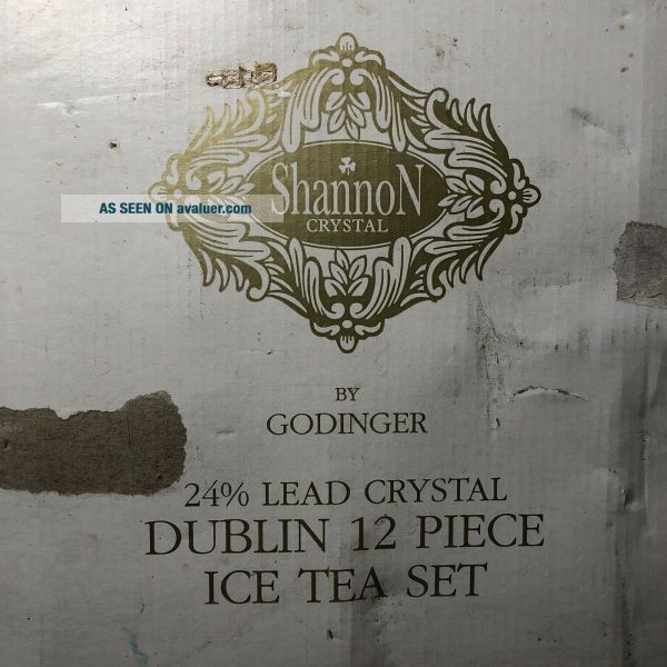 Shannon Crystal By Godinger Dublin 12 Piece Ice Tea Set | #38158793