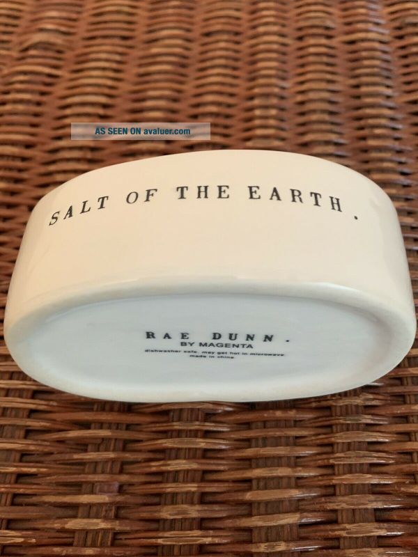 Rae Dunn SALT OF THE EARTH Salt Cellar (No Spoon) | #38274785