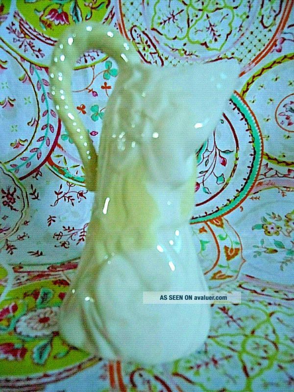 Vintage Belleek ' Undine ' Water Nymph Creamer, Green Mark, Made In ...
