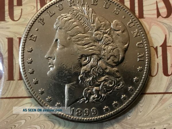 1899 - O MORGAN SILVER DOLLAR {VF} COIN GREAT BUY. | #38394454