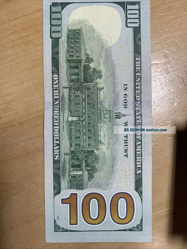 One 2013 STAR NOTE $100 Dollar Bill Federal Reserve Note About ...