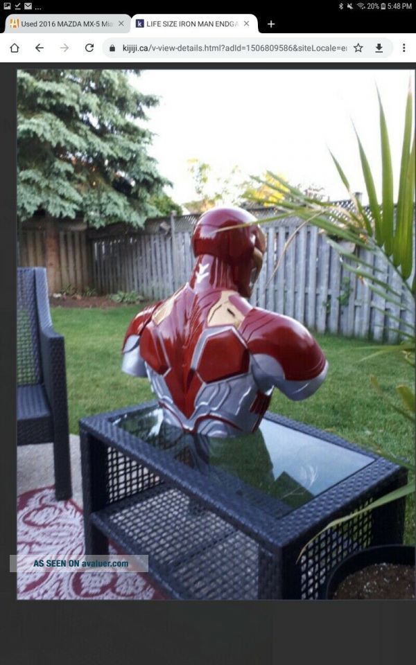 1:1 LIFE SIZE IRON MAN BUST STATUE | #38479534
