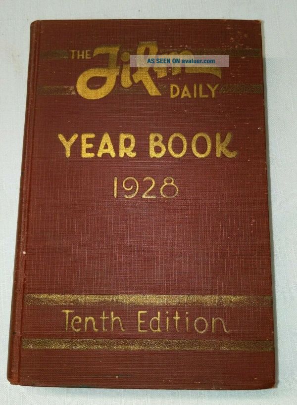 1928 The Film Daily Year Book Tenth Edition W/Viola Dana Clipping ...