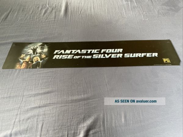 FF4 Rise Of The Silver Surfer 5 X 25 Authentic DOUBLE SIDED Mylar ...