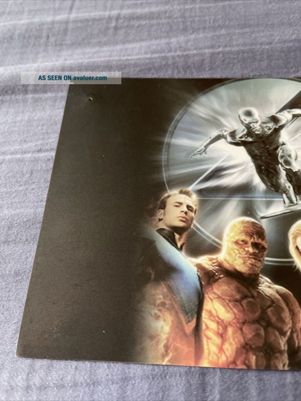 FF4 Rise Of The Silver Surfer 5 X 25 Authentic DOUBLE SIDED Mylar ...