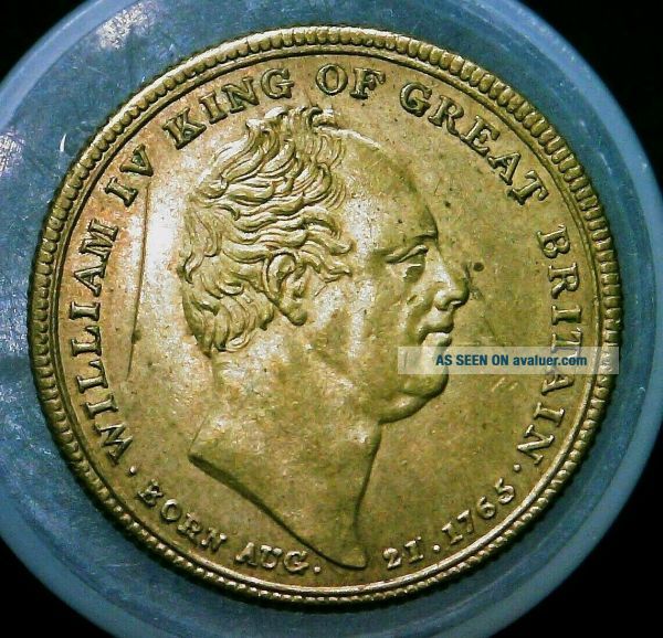 Death Token Of William IV, King Of Great Britain 1837, Abolition Of ...