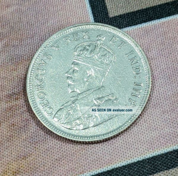 1922 British East Africa Silver 1 Shilling George V XF/AU Details ...