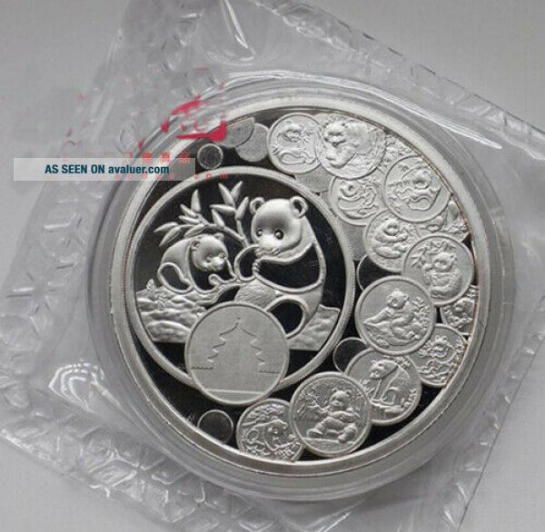2018 China 35th Anniversary Issue Panda Silvered Medal | #38679184