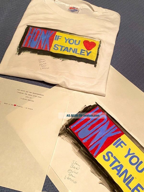 TOM PETTY AND THE HEARTBREAKERS “HONK IF YOU 3 STANLEY ART AND SHIRT ...