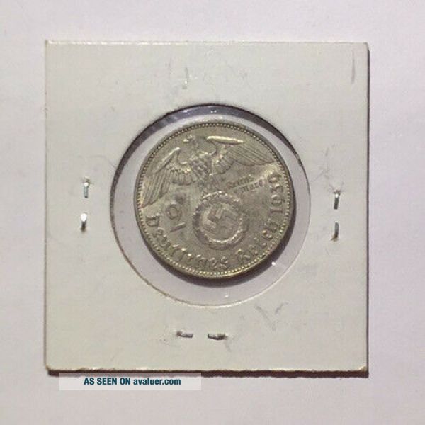 1939 Nazi Germany 2 Mark Silver Coin Deutsche Reich. | #38723365