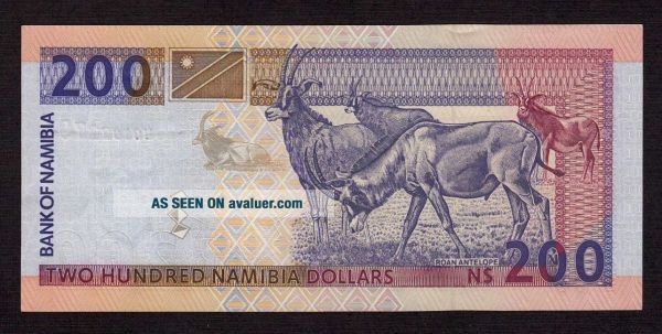 Namibia 200 Namibia Dollars 1996 P - 10b Unc | #38773550