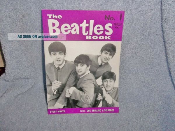 THE BEATLES MONTHLY BOOK AUGUST 1963 FIRST EVER ISSUE BUT MAY WELL BE ...