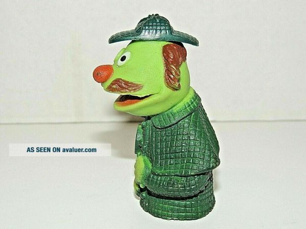 Vintage Sesame Street Sherlock Hemlock Muppets Finger Puppet Rubber ...