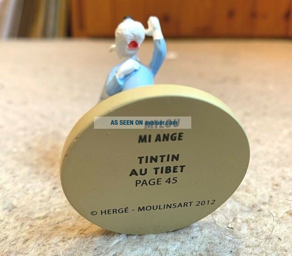 Tintin Figurines Officielle 40 Angel Snowy Herge Model Moulinsart Resin ...