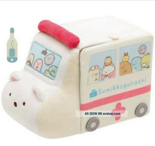 San - X Sumikko Gurashi Scene Hospital Ambulance Plush Set With Doctor ...