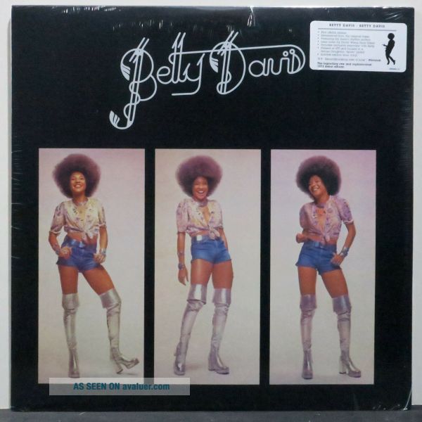 BETTY DAVIS (self Titled) Ltd. Edition Remastered BLUE Vinyl LP NEW ...