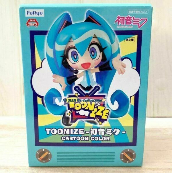 FuRyu Hatsune Miku TOONIZE Hatsune Miku Cartoon Color Figure Japan ...