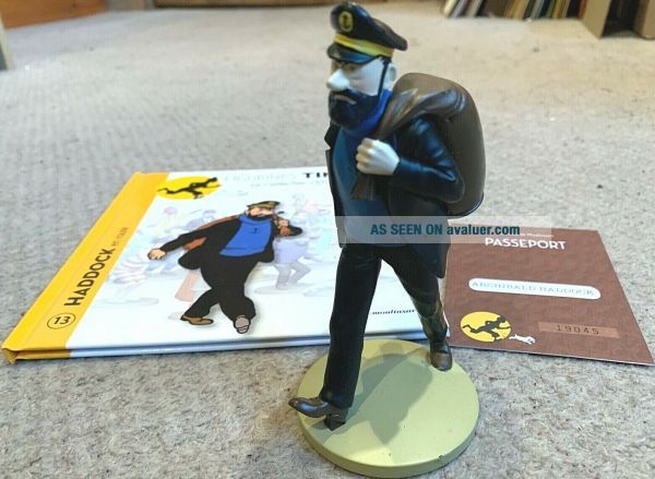 Tintin Figurines Officielle 13 Haddock En Route Herge Model Moulinsart ...