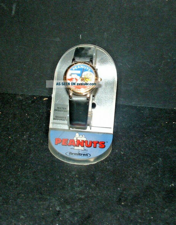 Rare Vintage Armitron Peanuts Snoopy 50th Celebration Wrist Watch