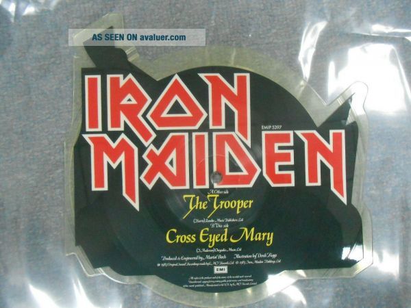 Iron Maiden 7” Picture Disc The Trooper/Cross Eyed Mary EMI, UK Press ...