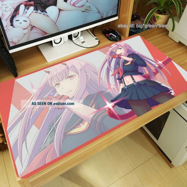 Anime DARLING In The FRANXX Mouse Pad Zero Two Large PC Keyboard Gaming ...