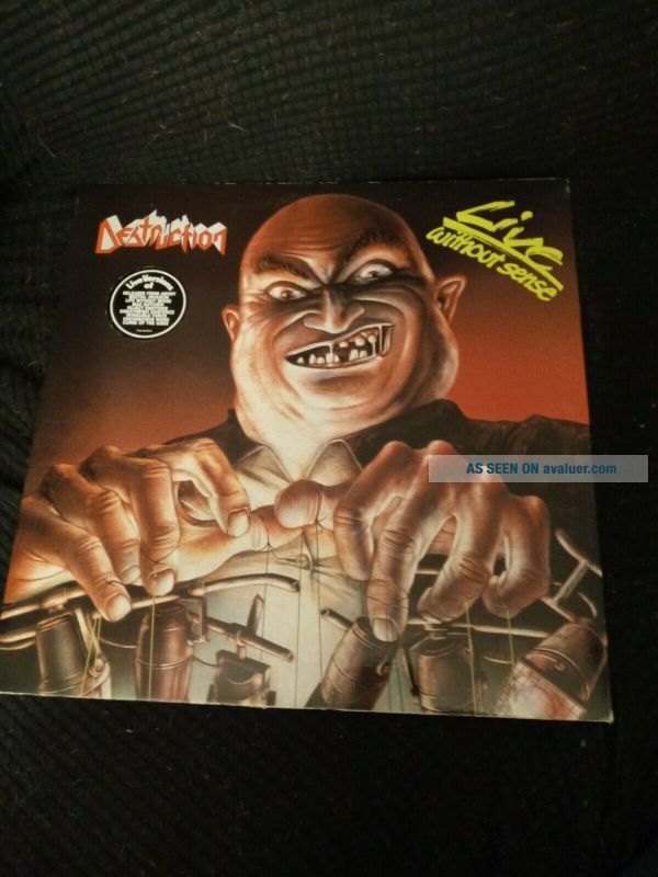 DESTRUCTION - Live Without Sense LP 1989 Noise Records | #39168061