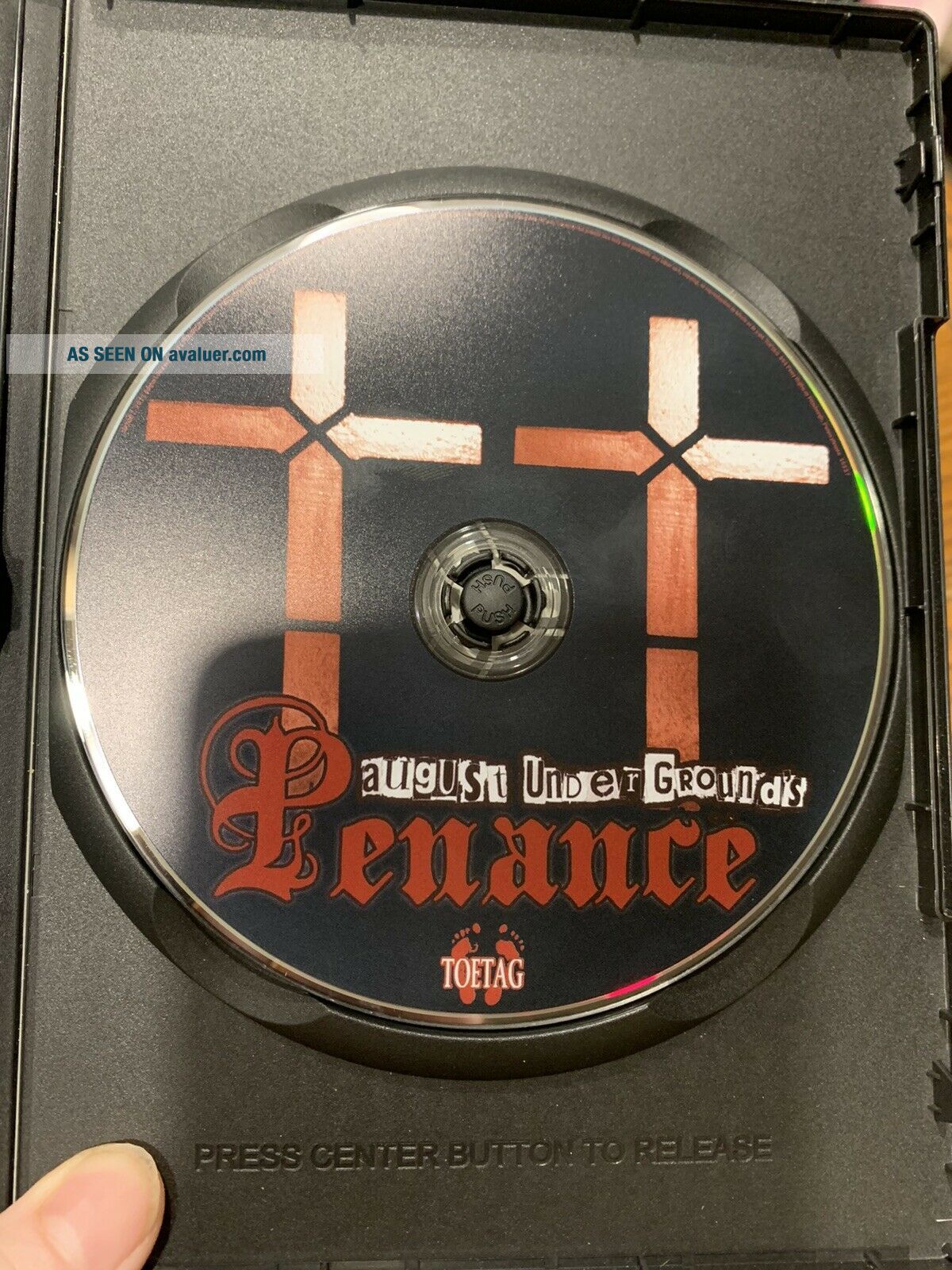 AUGUST UNDERGROUND PENANCE DVD LIKE - OOP RARE FRED VOGEL TOETAG HORROR ...