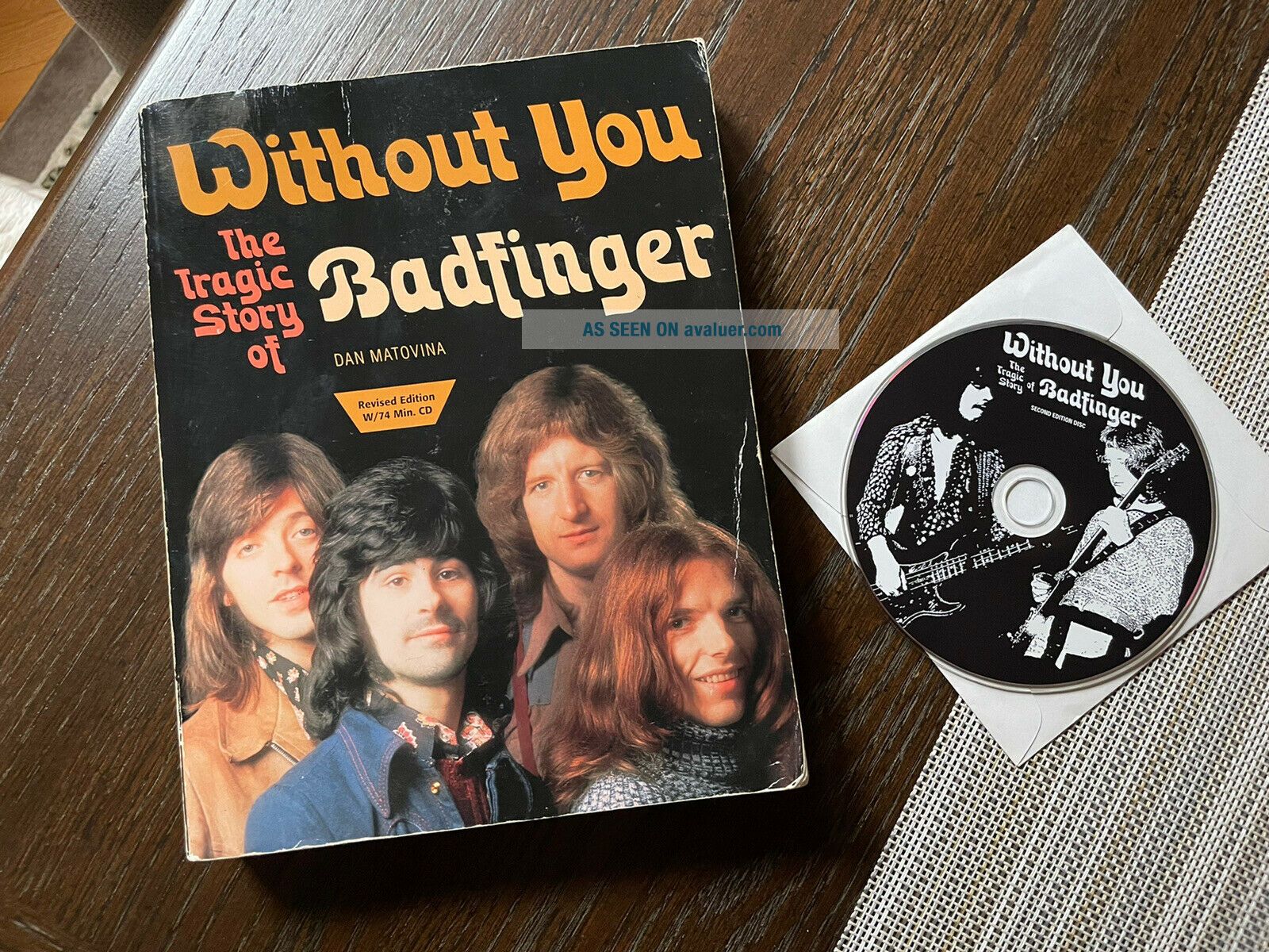 RARE BOOK - Without You : The Tragic Story Of Badfinger By Dan Matovina ...