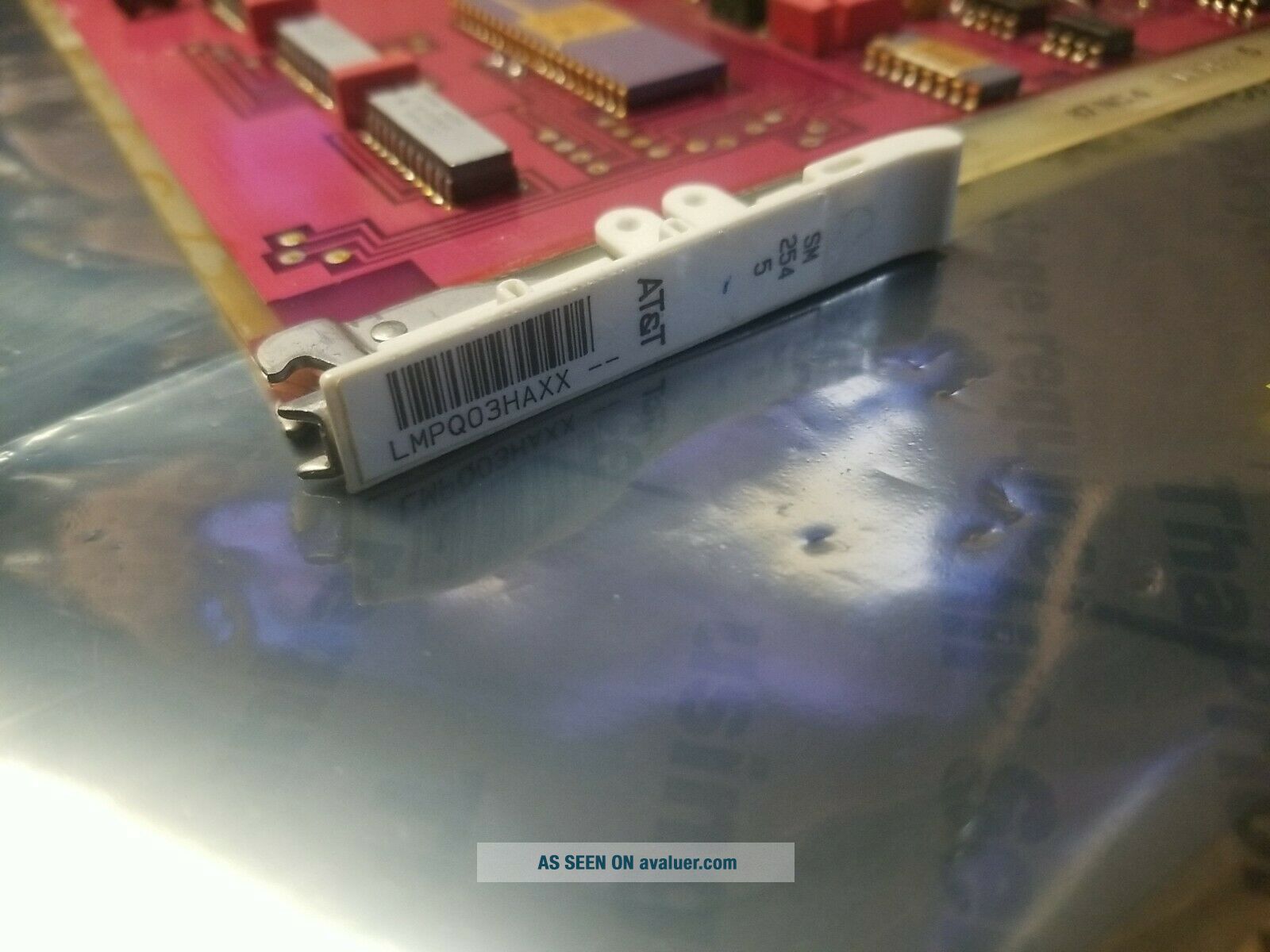Vintage AT&T Circuit Board Card Module 1980 ' S LOOK SHIP RARE SM GOLD ...