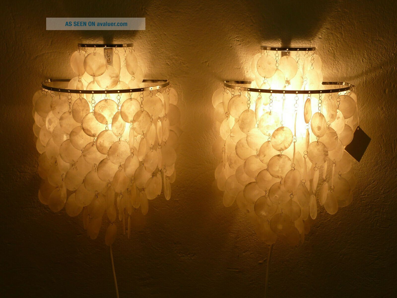 Rare Vintage Pair VERNER PANTON FUN 2 WM Wall Lamps For J LUBER | #58399111